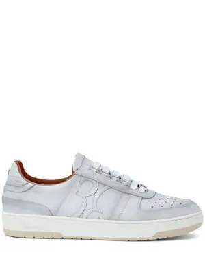 BILLIONAIRE Croc-effect Leather Low-top Sneakers