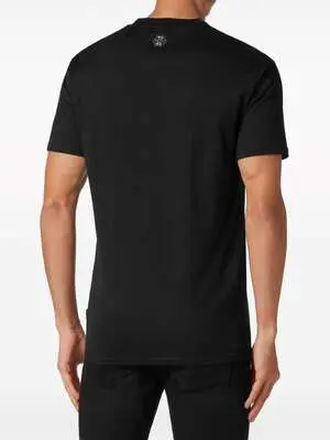 Philipp Plein Logo-print Cotton T-shirt - Black