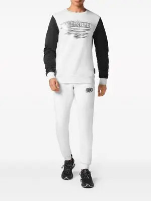 PLEIN SPORT Panelled Logo Sweatshirt