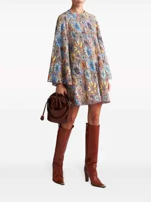 Etro Printed Lace Minidress