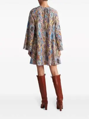 Etro Printed Lace Minidress