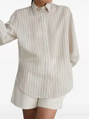 Brunello Cucinelli Striped Cotton-blend Shirt
