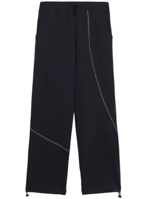 FIVE CM Contrast-stitching Cotton Track Pants