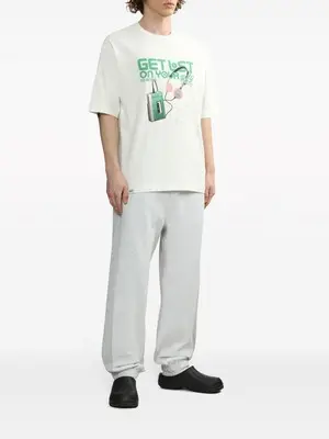 FIVE CM Two-tone Cotton-blend Track Pants