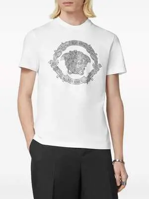 Versace Medusa Head Cotton T-shirt - White