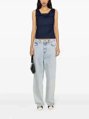 ARMARIUM Draped Sleeveless Wool Top
