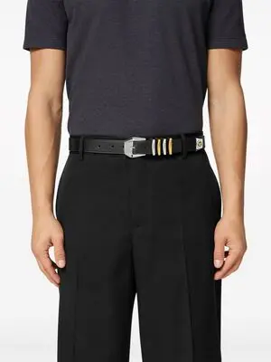 Versace Medusa-motif Leather Belt