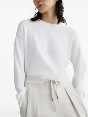 Brunello Cucinelli Straight-leg Gabardine Trousers - Neutrals
