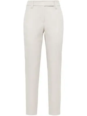 Brunello Cucinelli Mid-rise Skinny Trousers