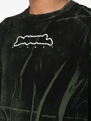 DIESEL® Long Sleeve T-shirt With Graphic Print