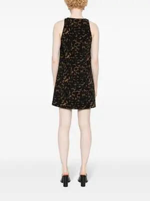 Theory Tortoiseshell Print Shift Dress