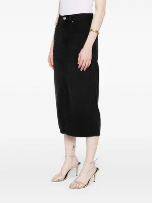 Isabel Marant Étoile Tilauria Denim Midi Skirt - Black