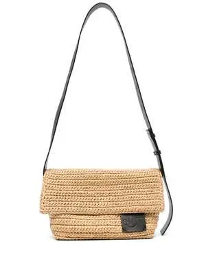 JIL SANDER Crochet Utility Crossbody Bag
