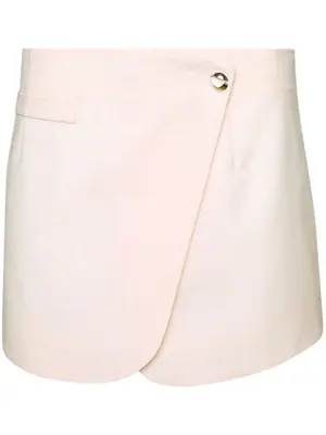 Coperni Tailored Wrap Miniskirt - Pink
