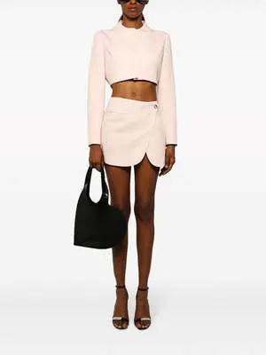 Coperni Tailored Wrap Miniskirt - Pink