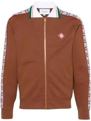 Casablanca Laurel Track Jacket - Brown
