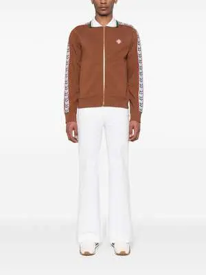 Casablanca Laurel Track Jacket - Brown