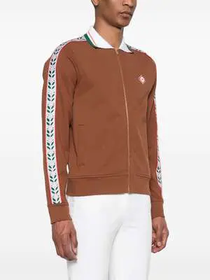 Casablanca Laurel Track Jacket - Brown