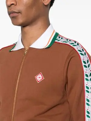Casablanca Laurel Track Jacket - Brown