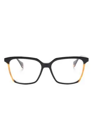 GIGI STUDIOS Wayfarer Frame Glasses - Black