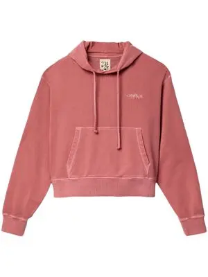 Camper Logo-embroidered Hoodie - Red