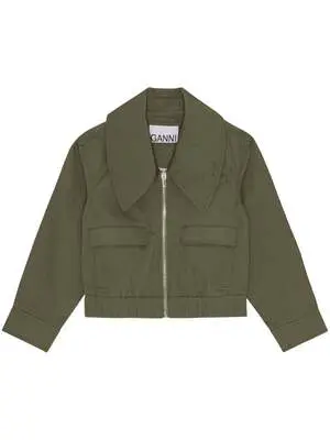 GANNI Oversized Collar Jacket