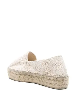 Manebí Yucatán Crochet Espadrilles - Neutrals