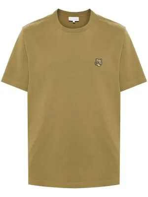 Maison Kitsuné Bold Fox Head Cotton T-shirt - Green
