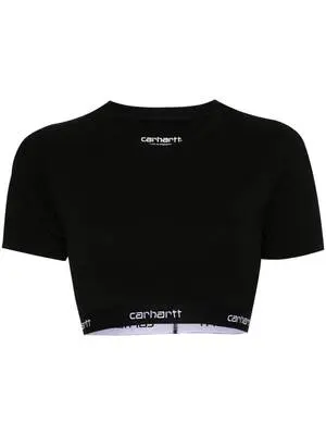 Carhartt Work In Progress Script Logo-underband Cropped T-shirt