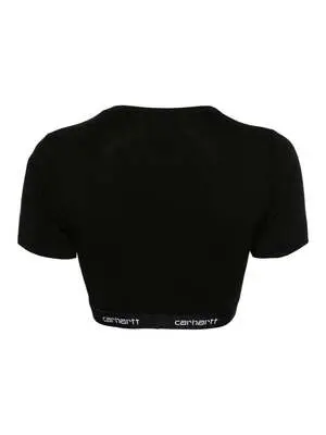 Carhartt Work In Progress Script Logo-underband Cropped T-shirt