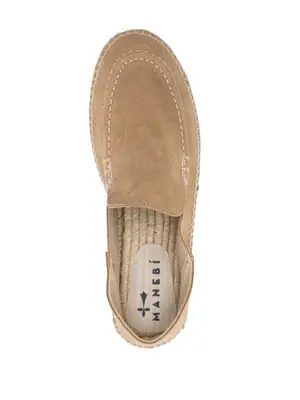 Manebí Traveler Suede Espadrilles - Neutrals
