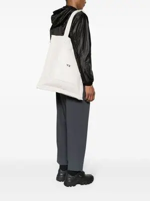 Y3 Logo-print Padded Tote Bag