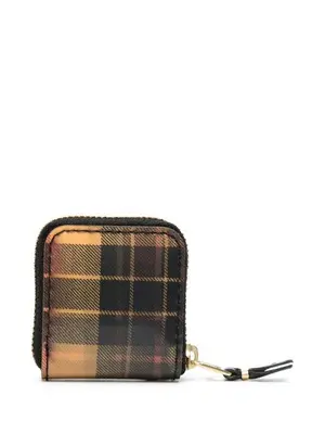 Comme Des Garçons Tartan-check Lenticular Wallet