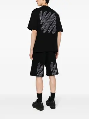 Off-White Scribble Diags Track Shorts