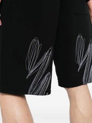 Off-White Scribble Diags Track Shorts
