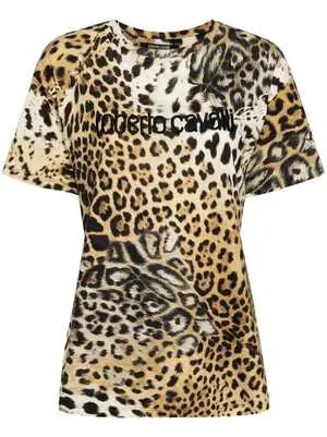 Roberto Cavalli Animal Print Tops