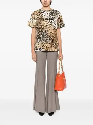Roberto Cavalli Leopard-print T-shirt