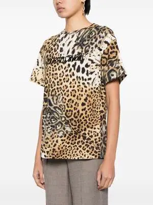 Roberto Cavalli Leopard-print T-shirt