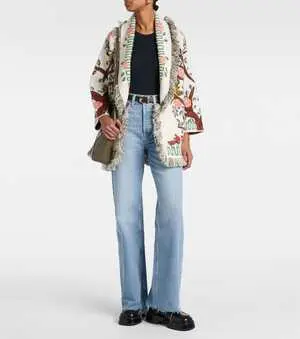 RE/DONE High-rise Wide-leg Jeans - Blue
