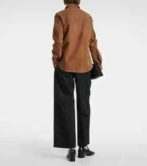 TOTEME Suede Shirt - Brown