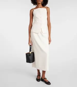 Staud Una Top - Beige