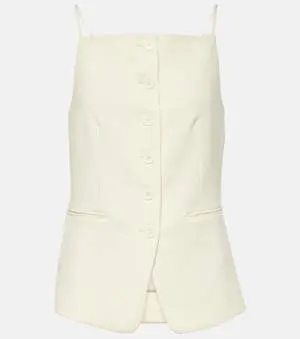 Staud Una Top - Beige