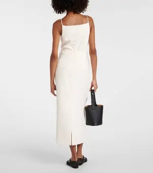 Staud Smith Maxi Skirt - Beige