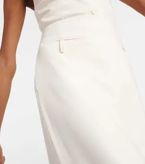 Staud Smith Maxi Skirt - Beige