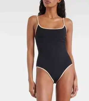 TOTEME Scoop-neck One Piece Swimsuit - Black
