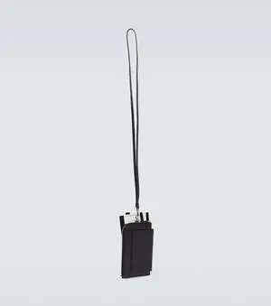 Balenciaga Leather-trimmed Phone And Passport Holder