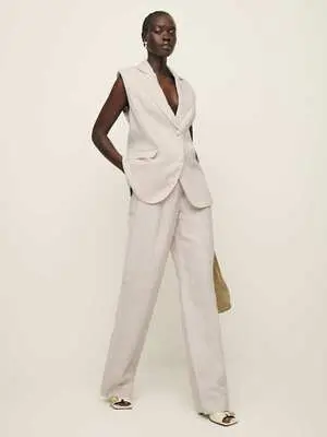 REFORMATION Clark Linen Vest