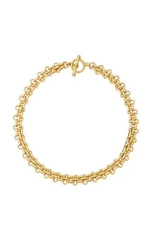 Brinker & Eliza End Game 24k -plated Chain Necklace - Gold