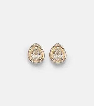 STONE AND STRAND 14kt Yellow Earrings With Diamonds - Gold