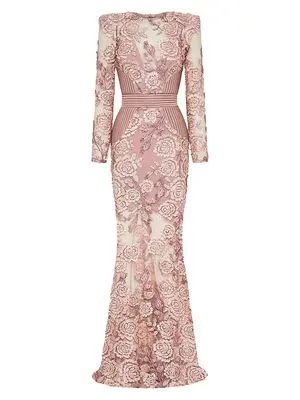 ZHIVAGO The Beginning Floral Lace Gown